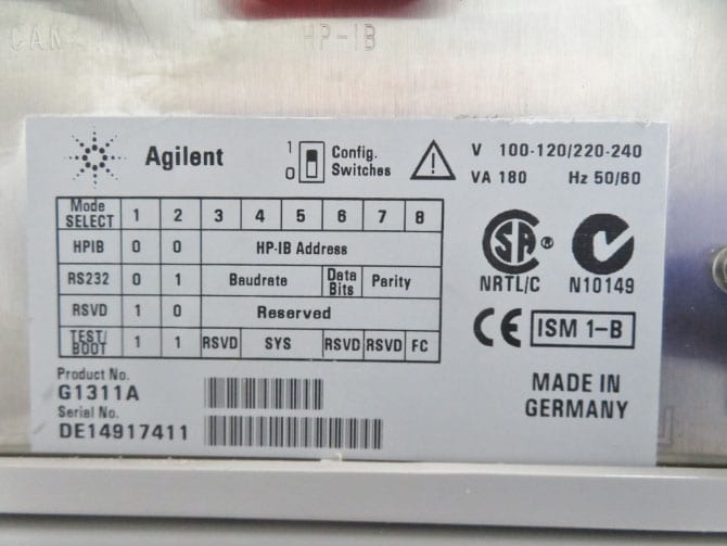 Agilent 1100 Series HPLC System with VWD - The Lab World Group
