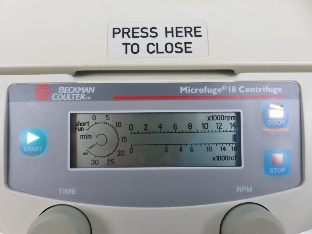Beckman Coulter Microfuge 18 Microcentrifuge