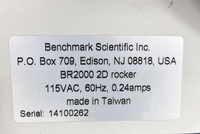 Benchmark BenchRocker 2D Lab Rocker - Variable Speed
