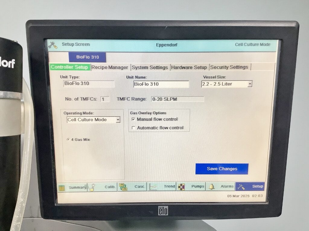 Eppendorf BioFlo 310 Bioreactor - The Lab Word Group