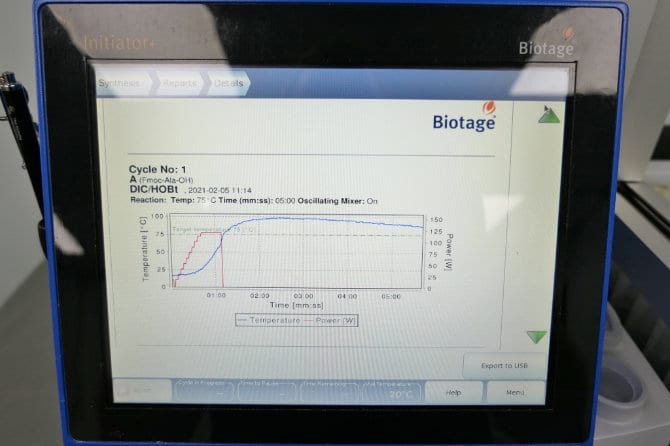 Biotage Initiator Plus Alstra Peptide Synthesizer