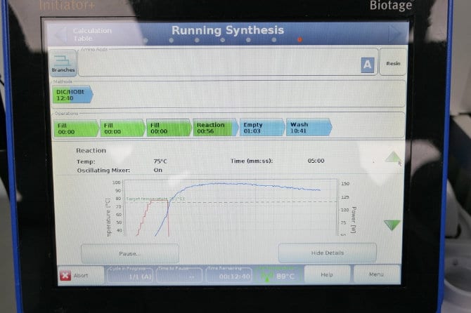 Biotage Initiator Plus Alstra Peptide Synthesizer