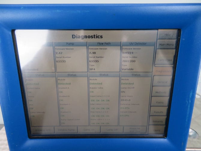 Biotage SP4 Flash Chromatograph with Extended Arm