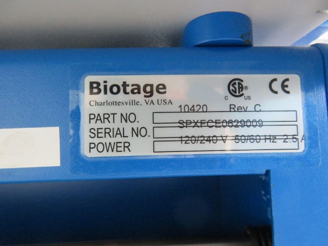 Biotage SP4 Flash Chromatograph with Extended Arm
