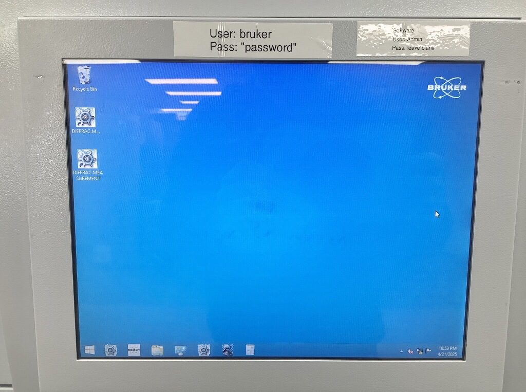 Bruker D2 PHASER Benchtop XRD