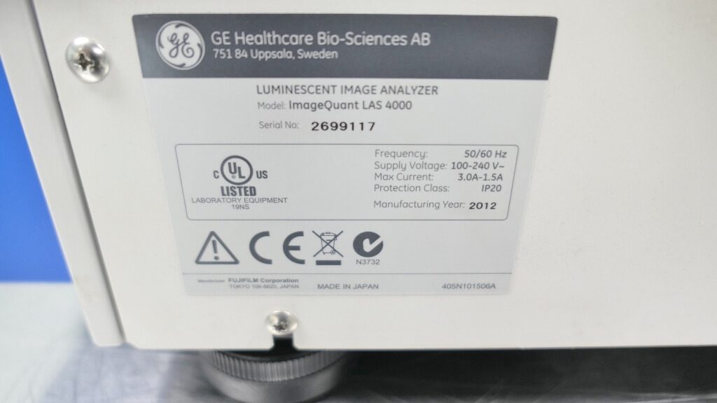 GE ImageQuant LAS-4000 Multi-Mode Imager