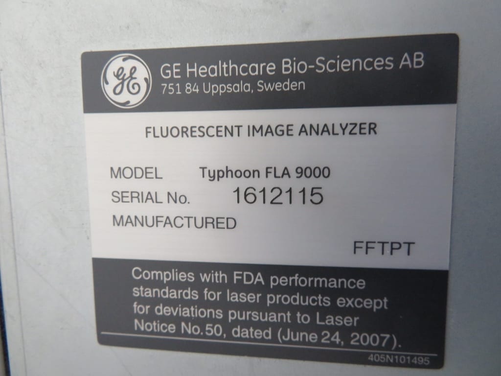 GE Typhoon FLA 9000 Imager