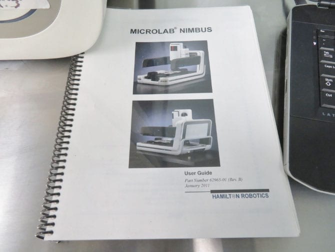 Hamilton Nimbus Automated Liquid Handler