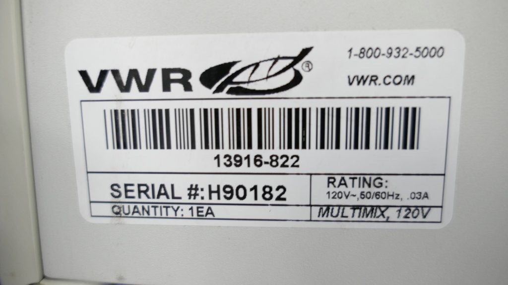 VWR Multimix Tube Rotator
