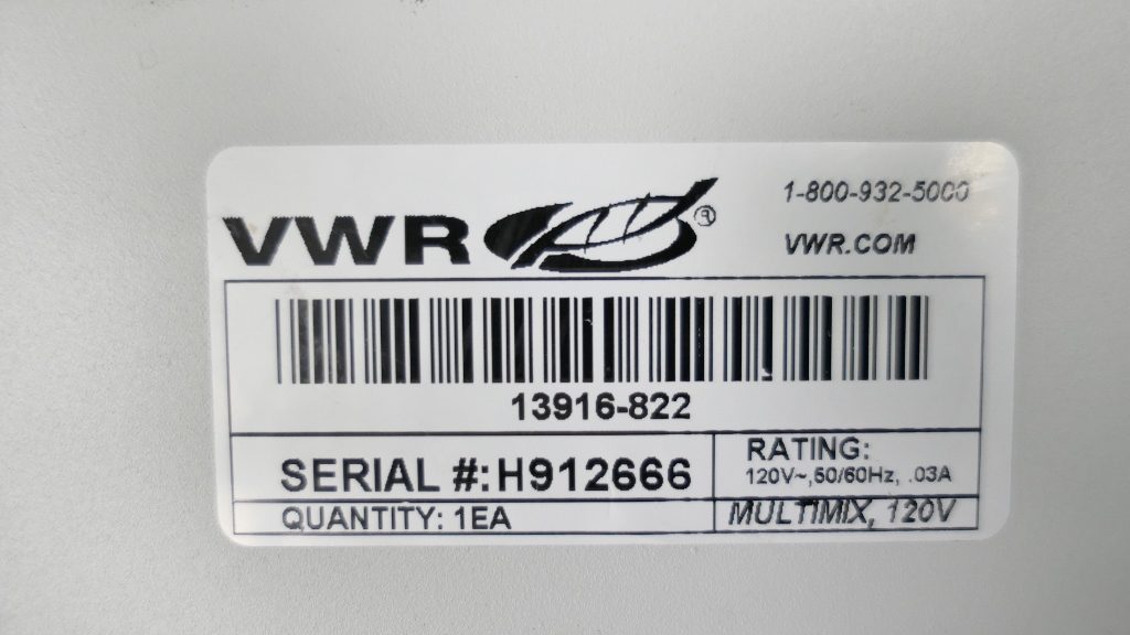VWR Multimix Tube Rotator