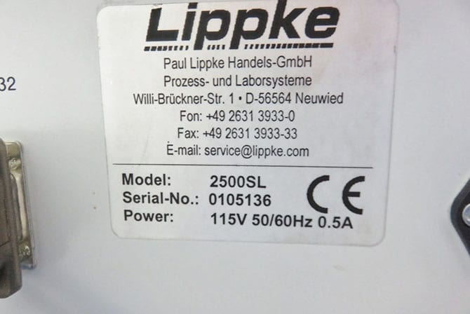 Lippke Leak Test System 2500 SL