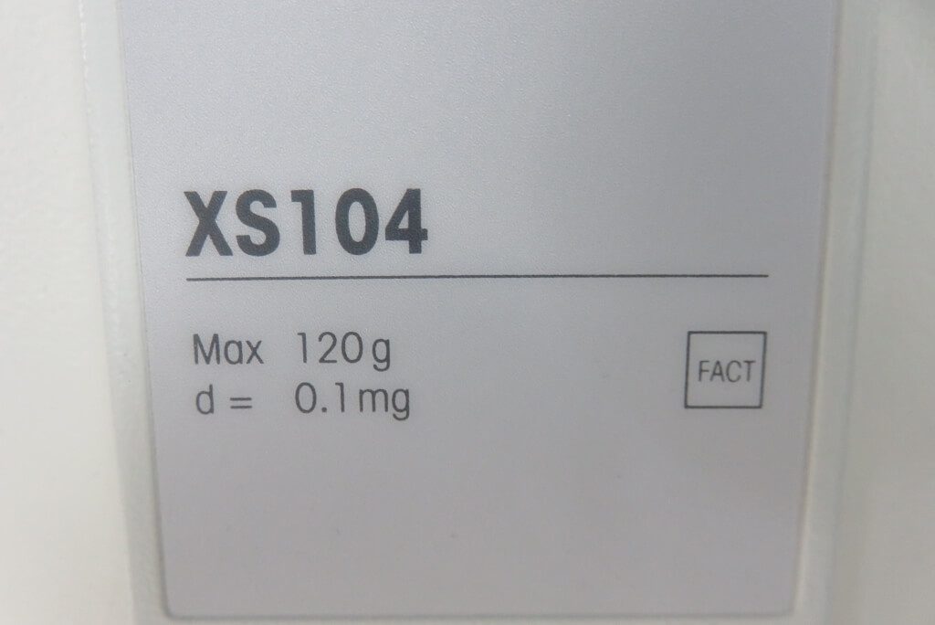 Mettler Toledo XS104 Analytical Balance