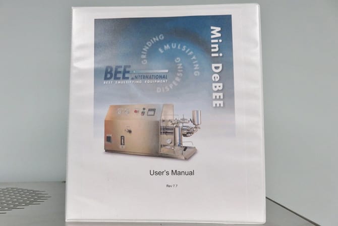 Mini DeBEE Laboratory Homogenizer