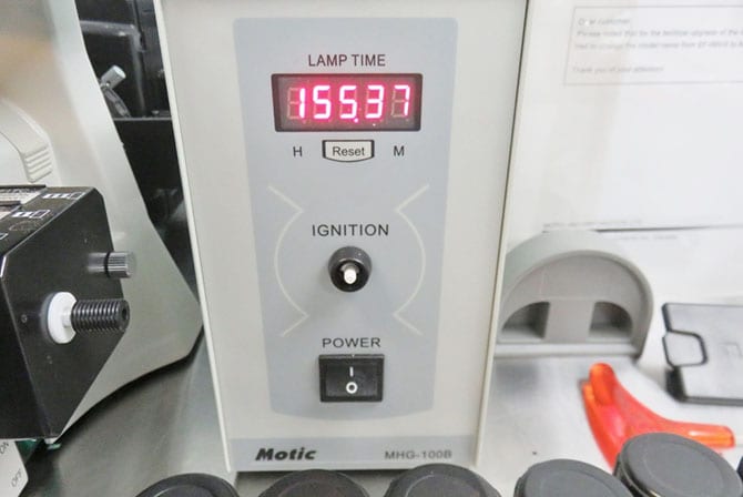 Motic AE31 Inverted Phase Contrast Fluorescence Microscope