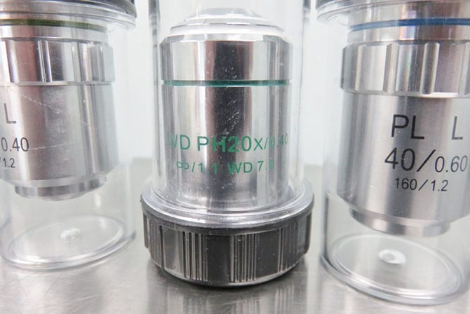 Motic AE31 Inverted Phase Contrast Fluorescence Microscope