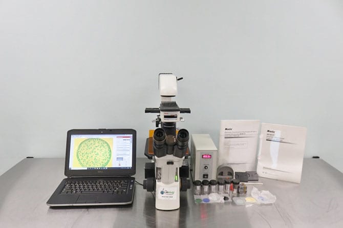 Motic AE31 Inverted Phase Contrast Fluorescence Microscope