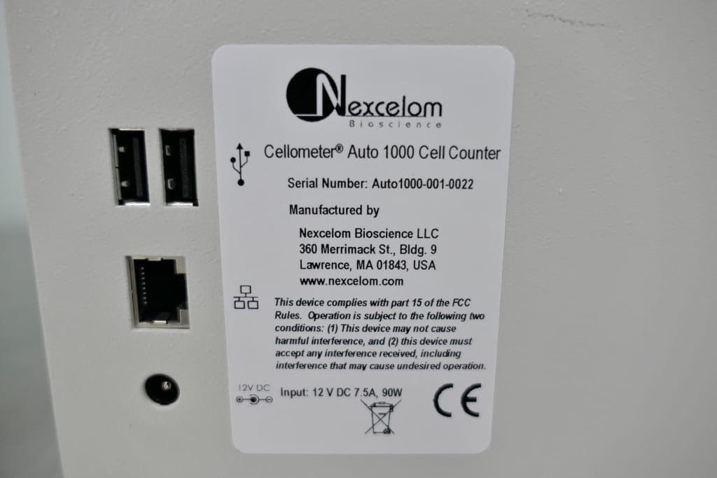 Nexcelom Cellometer Auto 1000 Cell Counter