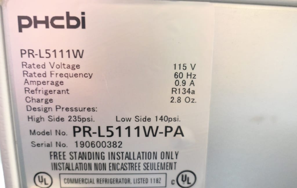 Panasonic PR-L5111W Lab Refrigerator - The Lab World Group