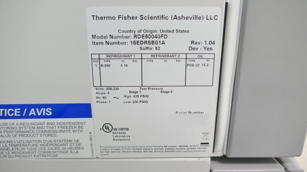 Thermo Revco RDE Series ULT Freezer - The Lab World Group