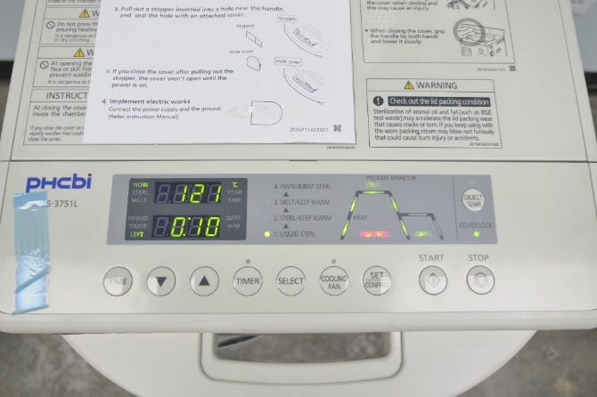 Sanyo Top Loading Autoclave MLS-3751L Sterilizer