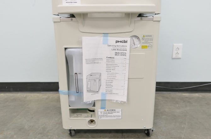 Sanyo Top Loading Autoclave MLS-3751L Sterilizer