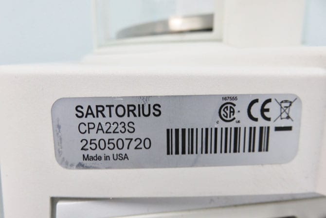 Sartorius Precision Top Loading Lab Balance CPA223S