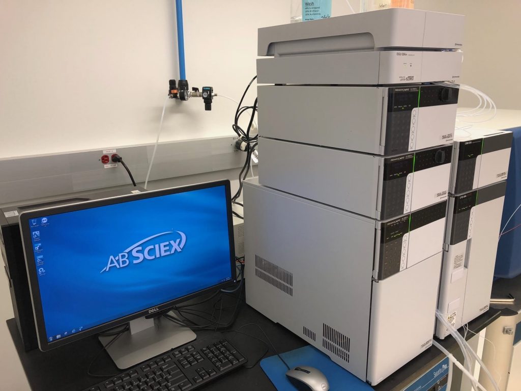 AB Sciex Triple Quad 4500 LCMS with Shimadzu Nexera X2