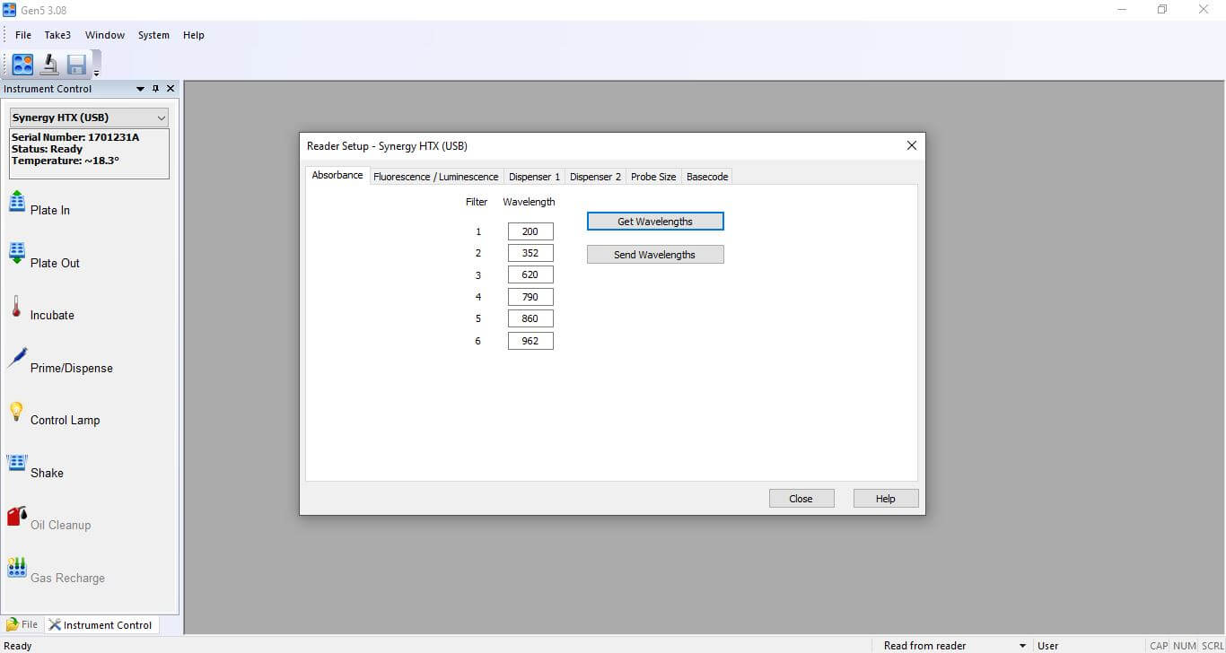 BioTek Synergy HTX Multi Mode Plate Reader - Abs + FL + Lum