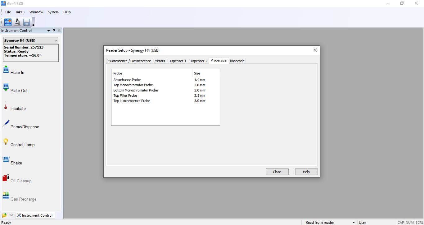 Biotek Synergy H4 Hybrid Microplate Reader H4MLFPTA