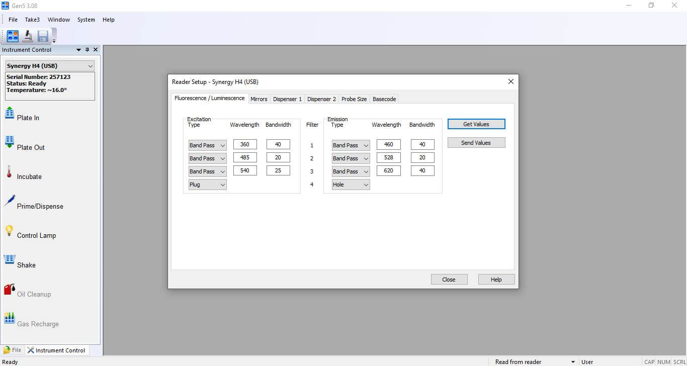 Biotek Synergy H4 Hybrid Microplate Reader H4MLFPTA