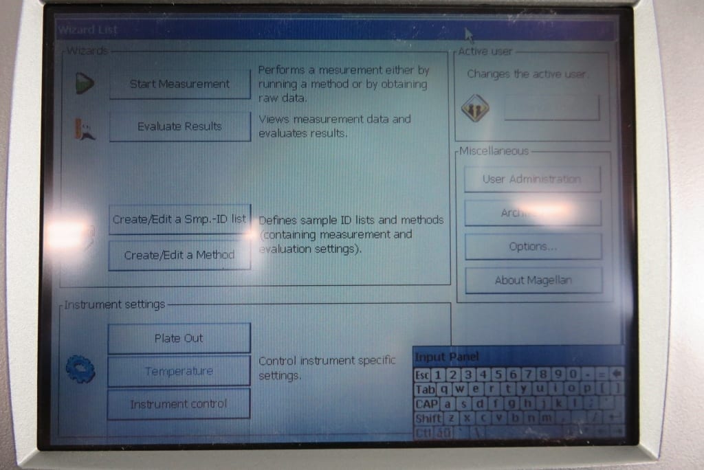 Tecan Sunrise Plate Reader