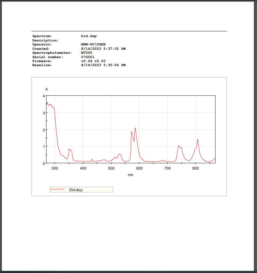 Thermo Evolution 300 - UV-Vis Spectrophotometer