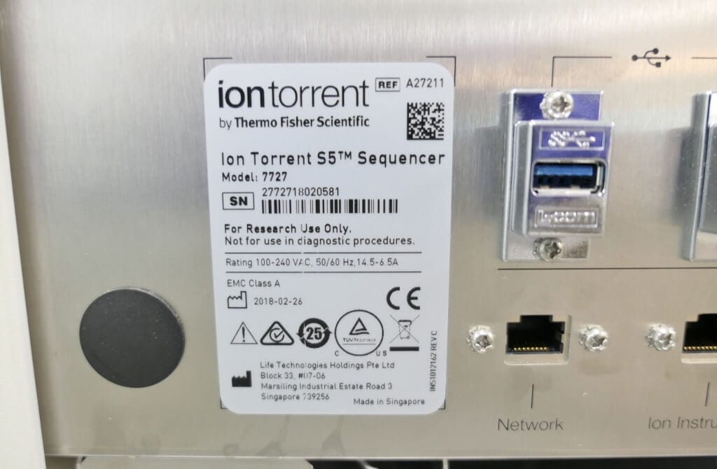 Thermo Ion S5 DNA Sequencer - The Lab World Group