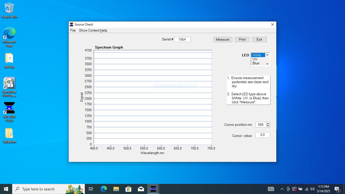 Thermo NanoDrop 3300 Fluorospectrometer