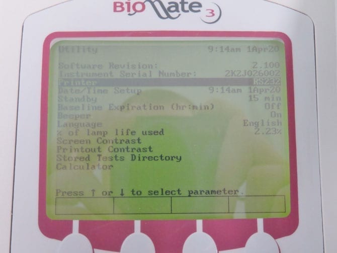 Thermo BioMate 3 Spectrophotometer