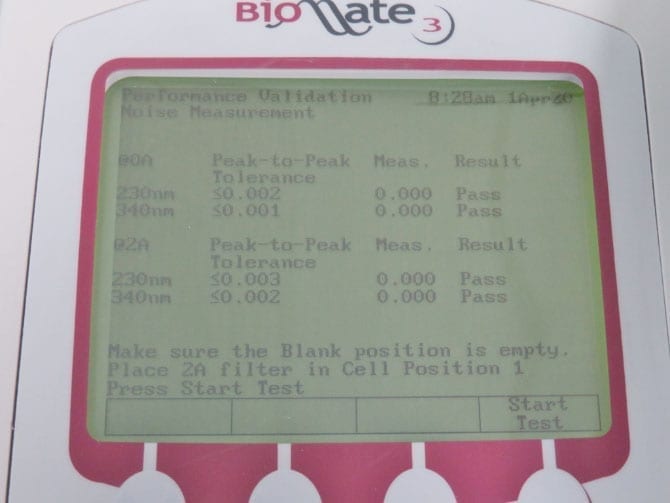 Thermo BioMate 3 Spectrophotometer
