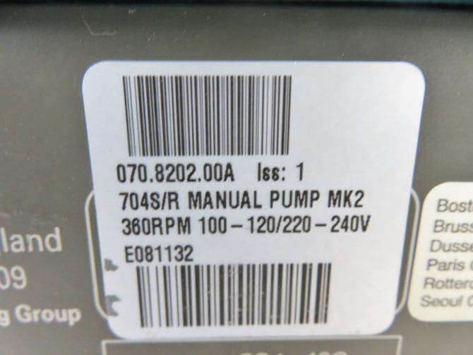 Watson Marlow 704S Peristaltic Pump