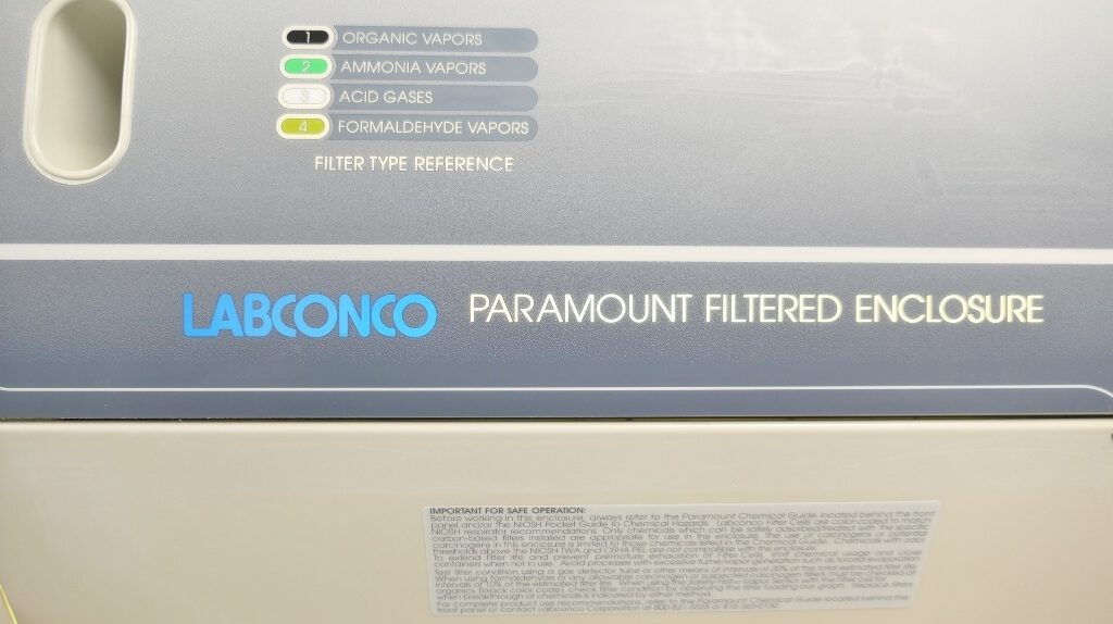 Labconco Paramount Filtered Enclosure - The Lab World Group