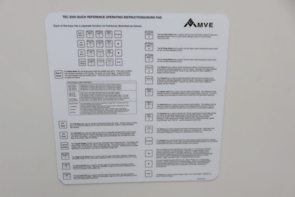 Chart MVE XLC-1200 Liquid Nitrogen Freezer - The Lab World Group