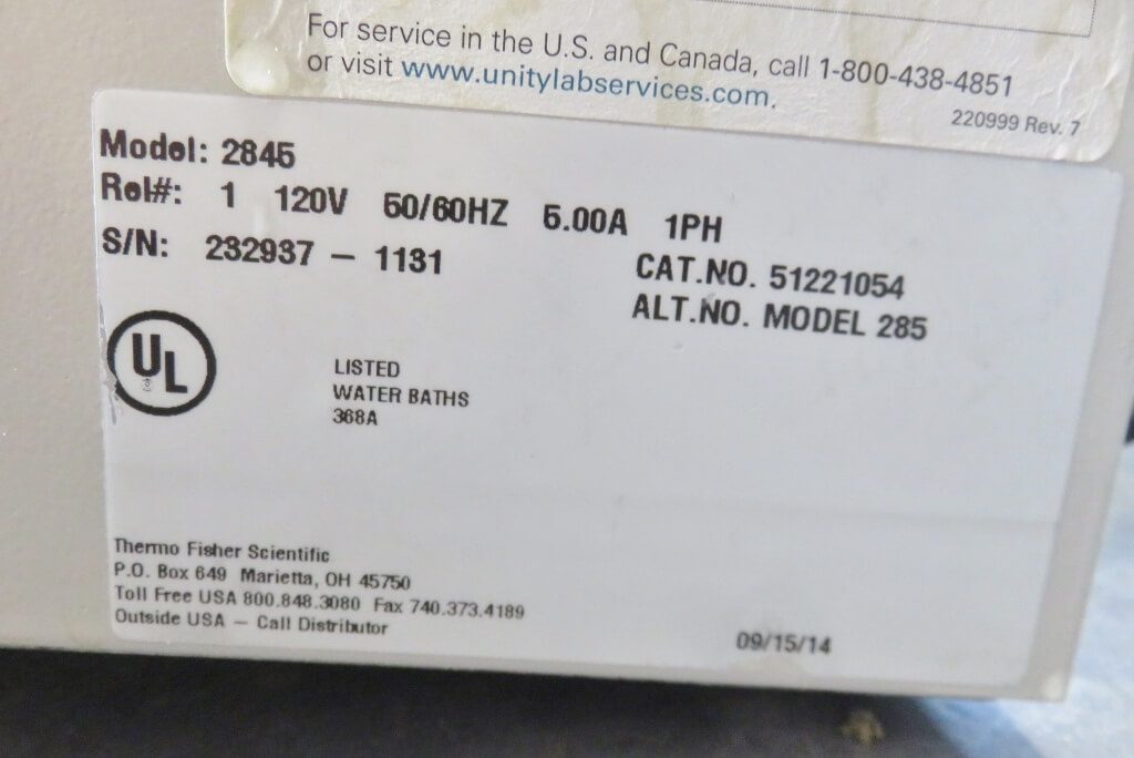 Thermo Precision Lab Water Bath - 18 liter - The Lab World Group