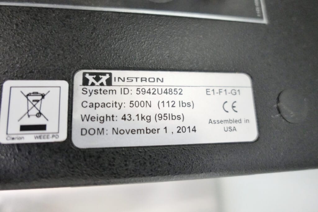 Instron Tensile Tester 5942 - The Lab World Group