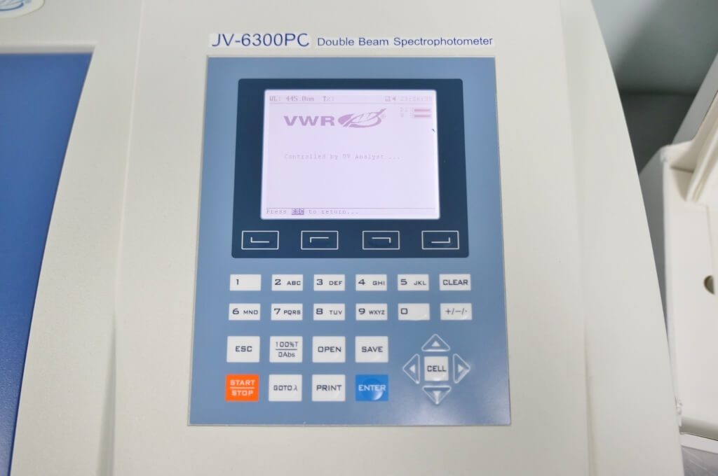 UV-6300PC Double Beam Spectrophotometer - The Lab World Group