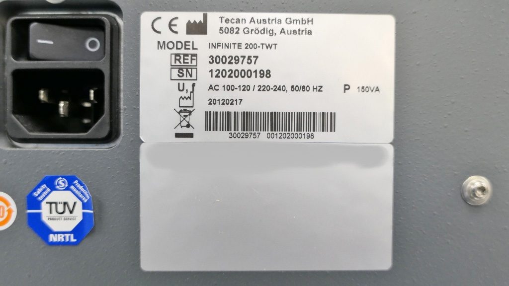 Tecan Infinite F200 Fluorescence Microplate Reader