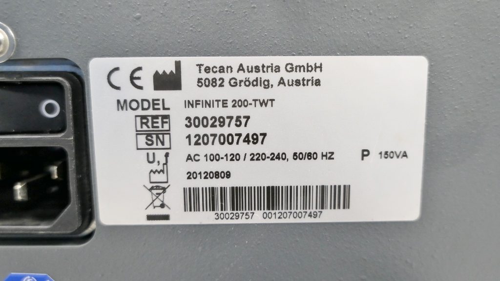 Tecan Infinite F200 Fluorescence Microplate Reader