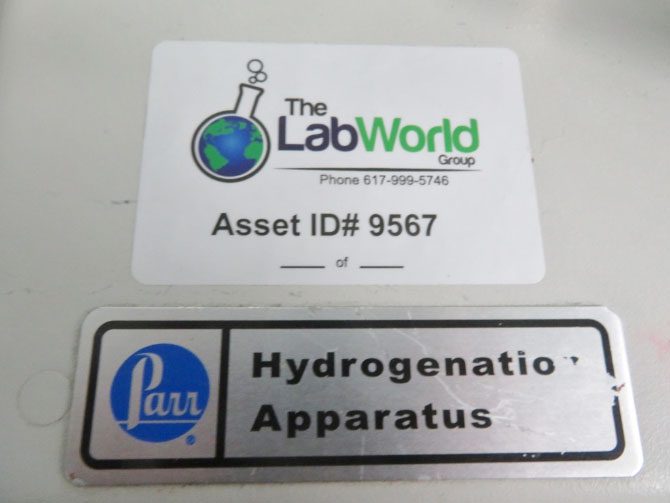 Parr Hydrogenator 3911EA - The Lab World Group