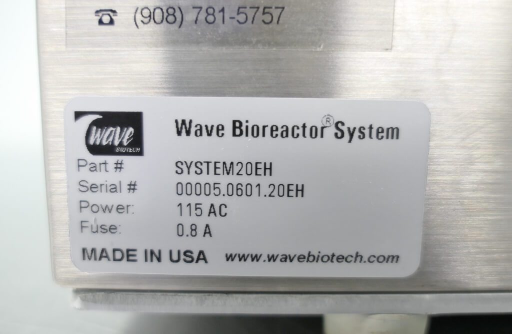 Wave Bioreactor 20EH - The Lab World Group