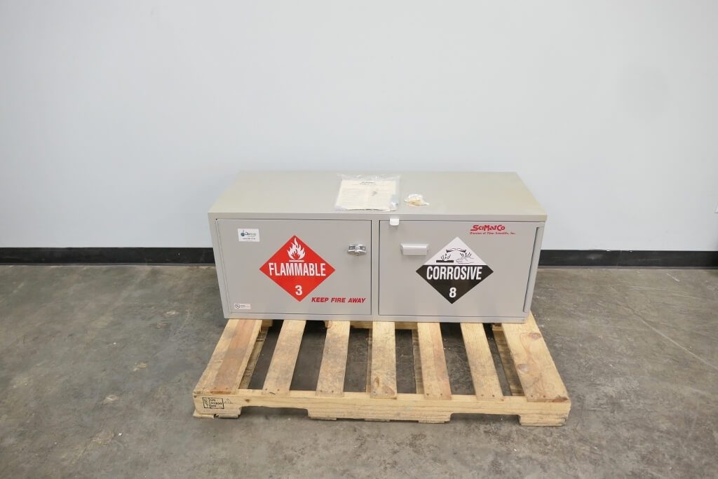 SciMatCo Acid/Flammable Cabinet SC2060 - The Lab World Group