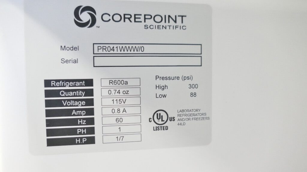 Norlake Undercounter Lab Refrigerator - The Lab World Group