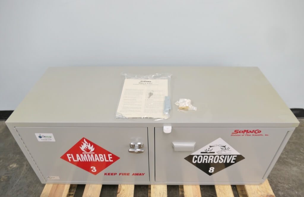 SciMatCo Acid/Flammable Cabinet SC2060 - The Lab World Group