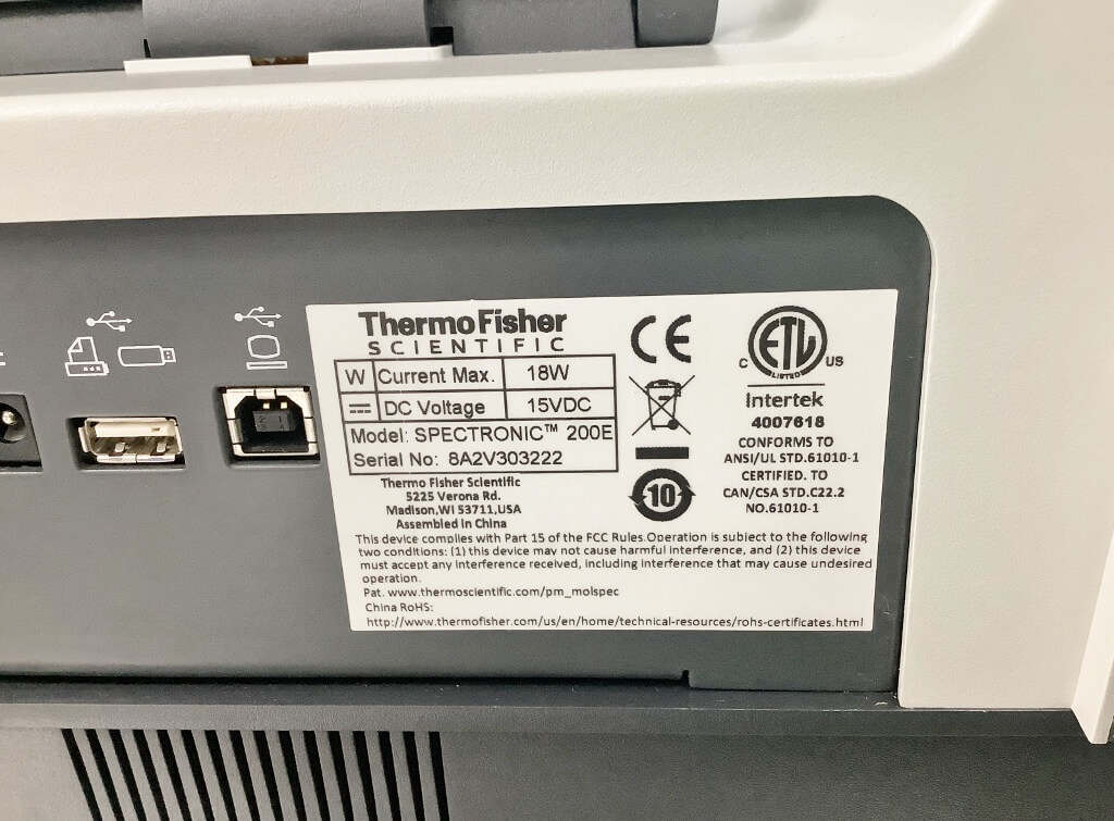 Thermo Spectronic 200 Spectrophotometer - The Lab World Group